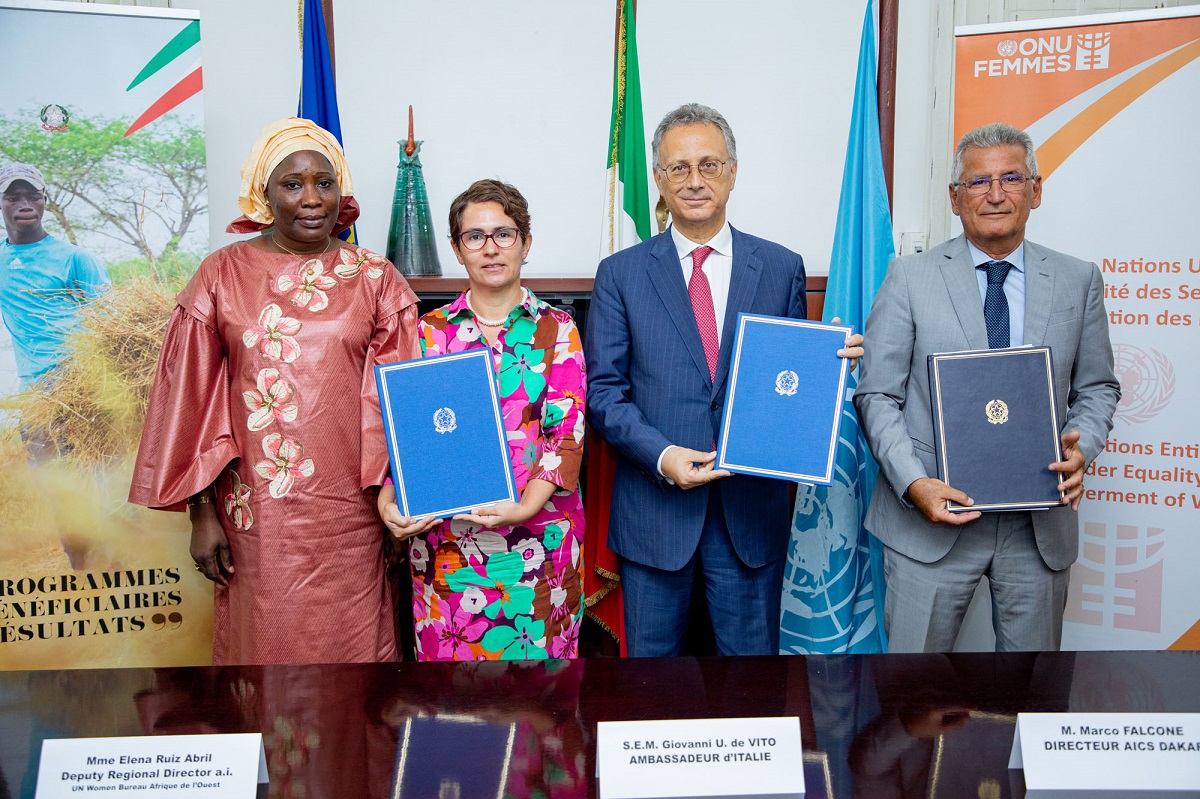 A la Une - Coopération : L’Italie accompagne ONU Femmes pour renforcer ...